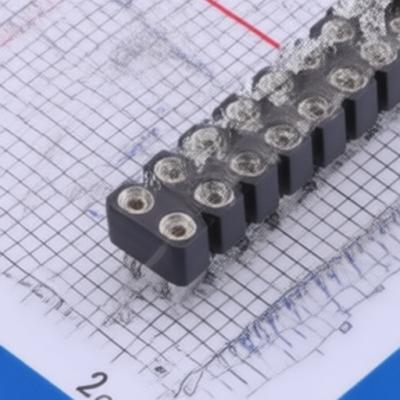 China Electronic connector double row round pin female plastic height 3.0 millimeter HCTL PM254-2-08-3.0-C for sale