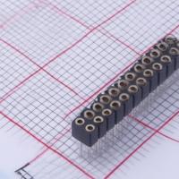 China Electronic Connector Double Row Header Featuring Round Straight Pins Model HCTL PM200-2-11-Z-3.0-C for sale