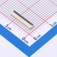 China ZIF Connector With Front Insertion Rear Flip For Flexible Printed Circuits HCTL HC-FPC-05-09-20RLTAG for sale