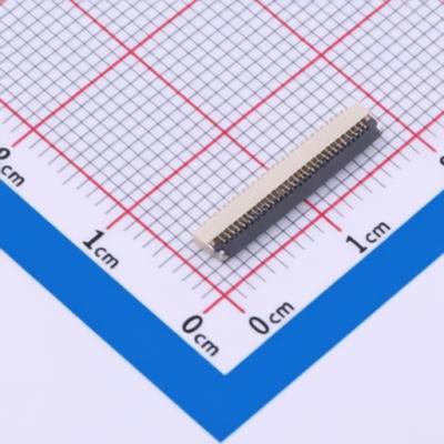 China ZIF FPC Connector Featuring Front Actuation Flip Lock HCTL HC FPC 05 10 30RLTAG with 05 Millimeter Pitch for sale