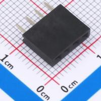 China Single Row Header Connector 254mm Pitch Straight Pin Plastic Height 85mm HCTL PM254-1-04-Z-8.5 Model for sale