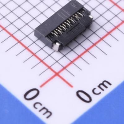 China FPC Connector ZIF Zero Insertion Force Right Angle 0.3mm Pitch 1.0H Height HC FPC 03 10 13RLTAG for sale