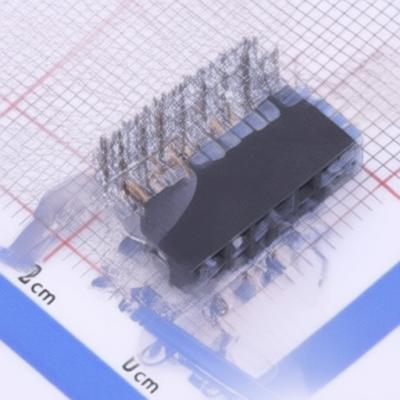China Double Row Bent Pin Header HCTL PM200-2-08-W-4.3 Electronic Connector Component for sale