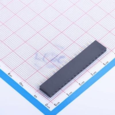 China Single Row Header Connector 2.54mm Pitch Straight Pin HCTL PM254-1-18-Z-8.5 for Electronic Applications for sale