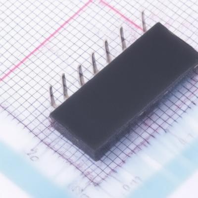 China 2.54mm Pitch Single Row Header Bent Pin Connector HCTL PM254-1-08-W-8.5 Electronic Component for sale
