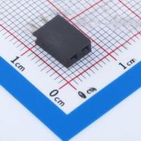 China Electronic component single row pin header 254 millimeter pitch straight pins HCTL PM254-1-02-Z-8.5 for sale
