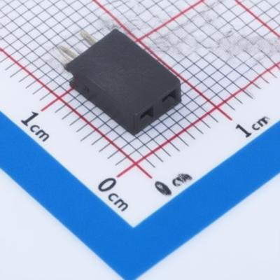 China Electronic component single row pin header 254 millimeter pitch straight pins HCTL PM254-1-02-Z-8.5 for sale