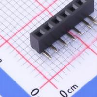 China 2.00mm pitch single row bent pin connector HCTL PM200-1-07-W-4.3 surface mount electronic component for sale