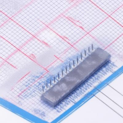China Single Row Pin Header 2.54mm Pitch HCTL PM254-1-15-W-8.5 Right Angle Pin Connector with 8.5mm Height for sale