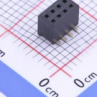 China Double Row Pin Header Surface Mount SMT Termination HCTL PM127-2-04-S-4.3 Electronic Connector for sale