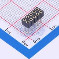 China Electronic connector double row female type with round straight pins HCTL PM200-2-05-Z-3.0-C plastic height Z for sale