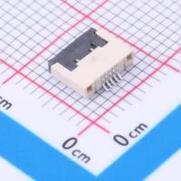 China Easy-on Type Connector 0.5 Pitch Right Angle Down Type for Flat Cable PCB Layout HCTL XW05202-050R-00 for sale