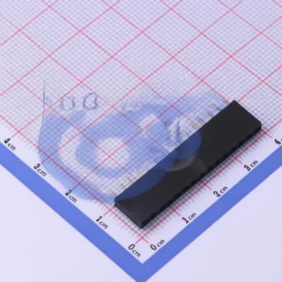 China 2.54mm Pitch Single Row Header with Straight Pins Plastic Height 8.5mm HCTL PM254-1-15-Z-8.5 Connector for sale