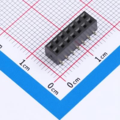 China Surface Mount Double Row Pin Header HCTL PM200-2-07-S-4.3 Connector for Electronic Applications for sale
