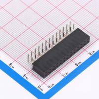 China Dual Row Pin Header 2.54mm Pitch Right Angle Mounting Plastic Height 8.5mm HCTL PM254-2-13-W-8.5 Connector for sale