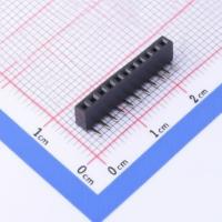 China 2 millimeter pitch single row bent pin header HCTL PM200-1-11-W-4.3 for electronic device connections for sale