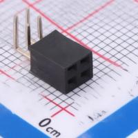 China Bent Pin Double Row Pin Header Connector HCTL PM200-2-02-W-4.3 2 Millimeter Pitch Length 4.3 Millimeters for sale