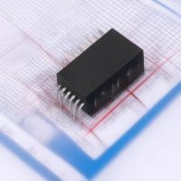 China Electronic Connector Dual Row Pin Header 254mm Pitch Straight Pin Plastic Height 85mm Model HCTL PM254-2-06-Z-8.5 for sale