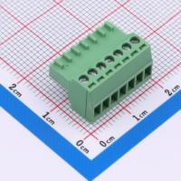 China Pluggable Terminal Block Female Socket HCTL HC2EDGK-2.54-7P-V 2.54mm Pitch Single Row Screw Terminal for sale