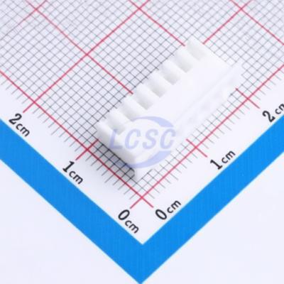 China Electrical Connector Hanbo Electronic WAFER-XH254JK-7A Featuring Brass Terminals and White PA66 Housing for sale