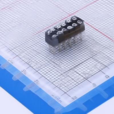 China Round straight pin double row connector HCTL PM200-2-06-Z-3.0-C designed for electronic connections for sale