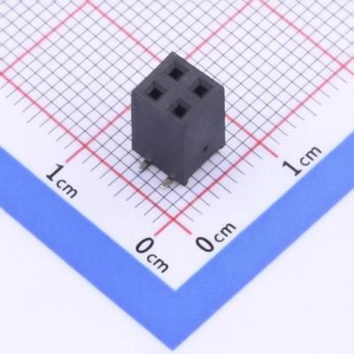 China double row header surface mount 254mm pitch plastic height 85mm HCTL PM254-2-02-S-8.5 SMT connector for sale