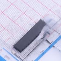 China Electronic Connector Single Row Pin Header Straight Pins HCTL PM254-1-16-Z-8.5 Plastic Height 85mm for sale