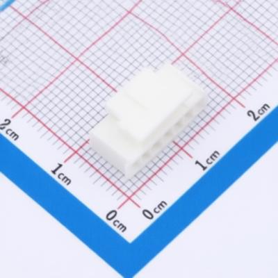 China electrical connector Hanbo Electronic WAFER-HY200JK-7A with brass tin plated contacts and white LCP PA66 housing for sale