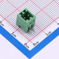 China electrical connection terminal block HCTL HC2EDGRC2542PV with 254 millimeter pitch and bent pin design for sale