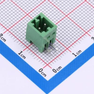 China electrical connection terminal block HCTL HC2EDGRC2542PV with 254 millimeter pitch and bent pin design for sale
