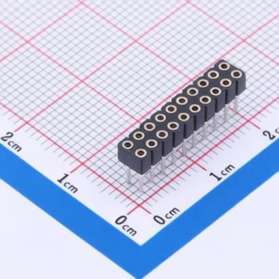 China Double Row Female Connector Straight Round Pin Model HCTL PM200-2-10-Z-3.0-C for Electrical Systems for sale