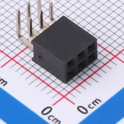 China Double row bent pin header surface mount HCTL PM200-2-03-W-4.3 electrical connection component for sale