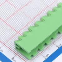 China Electrical terminal block plug in type single row 5.08mm pitch rated 300V 15A HCTL HC2EDGR 5.08 7P V for sale