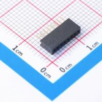 China Electronic component single row straight pin header HCTL PM127-1-08-4.3-G0 with 2.1mm plastic width for sale