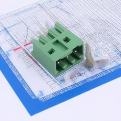 China Single row pluggable terminal block rated 150V 5A suitable for 26 to 20AWG wire HCTL HC2EDGVC-2.54-3P-V connector for sale