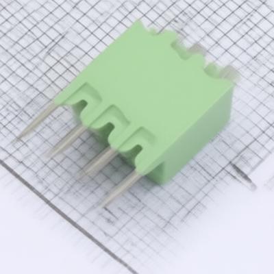 China Single row plug in terminal block with straight pin HCTL HC15EDGVC 3.5 3P V rated voltage 300V for sale