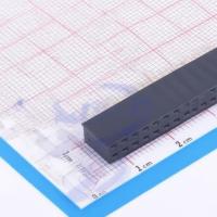 China 2.54mm pitch dual row straight pin header plastic height 8.5mm HCTL PM254-2-14-Z-8.5 connector for sale