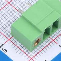 China Electrical Connector 3.81mm Pitch Single Row Pluggable Terminal Block Screw Terminal HCTL HC15EDGVM-3.81-2P-V for sale