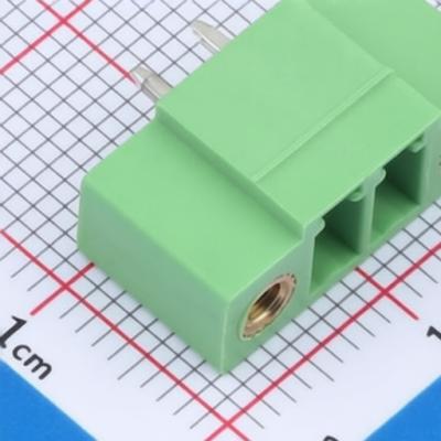 China Electrical Connector 3.81mm Pitch Single Row Pluggable Terminal Block Screw Terminal HCTL HC15EDGVM-3.81-2P-V for sale