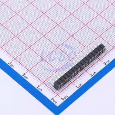 China Round Straight Pin Double Row Header Connector HCTL PM200-2-17-Z-3.0-C for Electronic Applications for sale