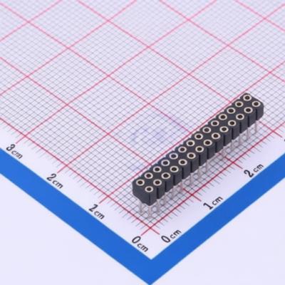 China Straight round pin double row female header connector HCTL PM200-2-14-Z-3.0-C for electronic connections for sale