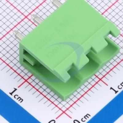 China Durable electrical connector HCTL HC2EDGV 5.08 3P V plug in terminal block rated 300V 15A with 5.08mm pitch for sale