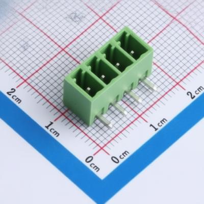 China Single row pluggable terminal block 3.81mm pitch rated 300V 8A HCTL HC15EDGRC-3.81-4P-V closed end right angle pin for sale