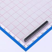 China Double Row Round Pin Female Connector HCTL PM254-2-19-3.0-C Plastic Height 3.0mm Electronic Connector for sale