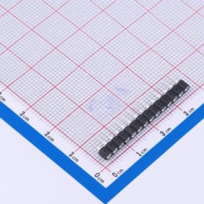 China Round Straight Pin Single Row Header Connector Rated Current 3A HCTL PM254-1-14-Z-3.0-C Brass Sleeve Material for sale
