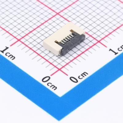 China Electronic connector featuring thermoplastic slider and housing with tin plated phosphor bronze terminals HanElectricity 05A15L06P for sale