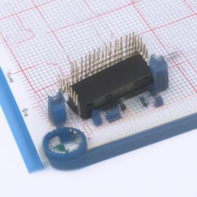 China 2.54mm Dual Row Pin Header Straight Pin Plastic Height 8.5mm HCTL PM254-2-09-W-8.5 Electronic Connector for sale
