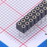 China Electronic Connector Double Row Female Header with Straight Round Pins HCTL PM200-2-08-Z-3.0-C Model for sale