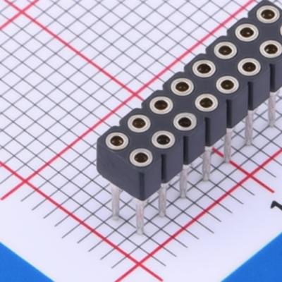 China Electronic Connector Double Row Female Header with Straight Round Pins HCTL PM200-2-08-Z-3.0-C Model for sale