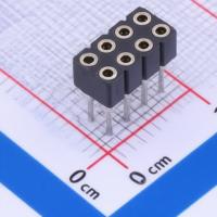 China Double row female connector straight round pins model HCTL PM200-2-04-Z-3.0-C for electronic component for sale